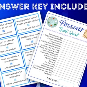 Passover Game Bundle, Jewish Games, Passover Holiday, Passover Games ...