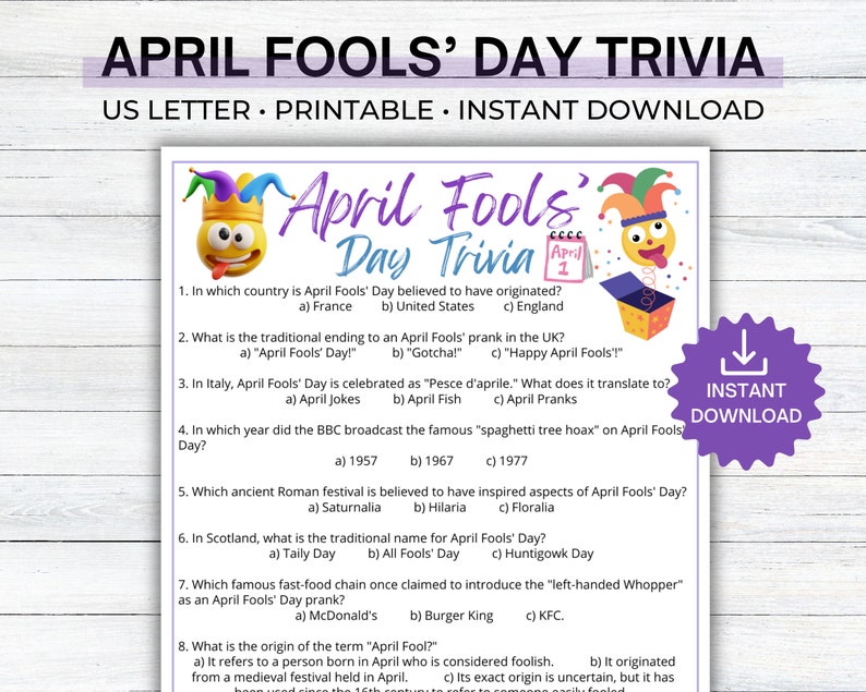 The Ultimate Guide to April Fools’ Day: Jokes, Pranks, Riddles, and ...
