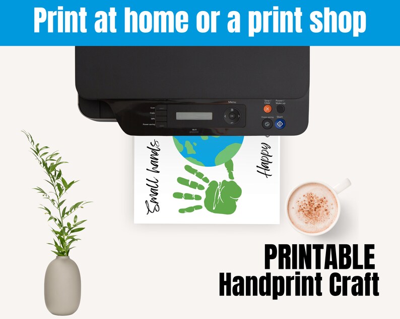 Earth Day Handprint Craft, Handprint Art, Handprint Craft Keepsake ...