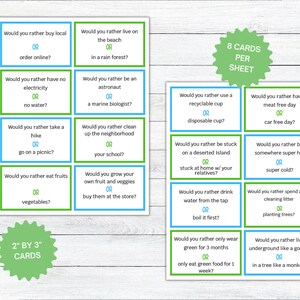 Earth Day Would You Rather Game, Earth Day Activity, Classroom Activity ...