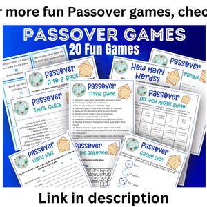 Passover Forbidden Words Game, Seder Activity for Kids and Adults ...