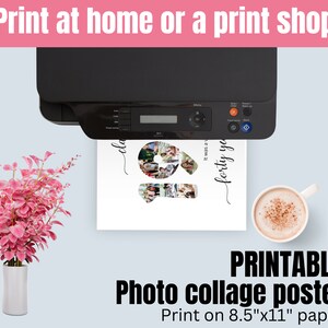 EDITABLE Custom 40th Class Reunion Sign, 40th Reunion Photo Collage ...