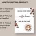 How Many Coffee Beans Are in the Jar Sign & Answer Cards, Coffee Themed ...