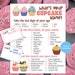 What's Your Cupcake Name Game WITH NAMETAGS SIGN, Cupcake Birthday ...