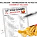 Fast Food Slogan Trivia Game,ad Slogan Match up Quiz,printable TV ...