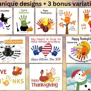 Fall Handprint Craft for Kids, Autumn Handprint Art, Toddler Finger ...