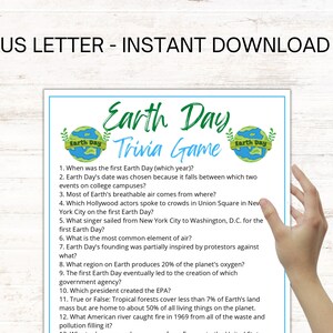 Earth Day Game Bundle, Earth Day Trivia Game, Earth Day Games ...