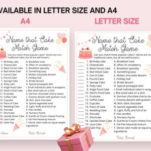 Name That Cake Trivia Game,birthday Girl Games,guess the Cake Office ...