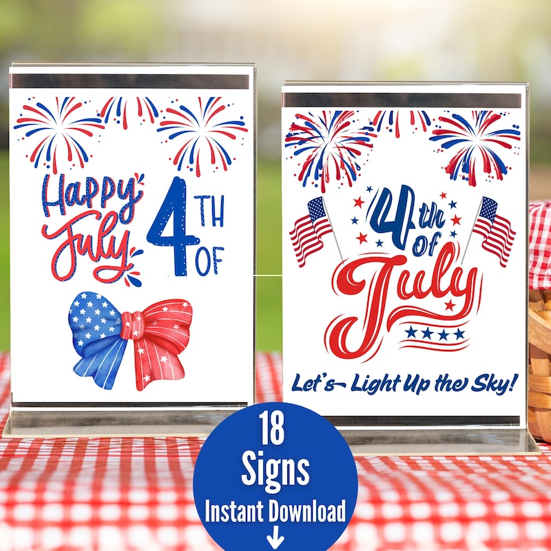 July 4th Decoration - Etsy