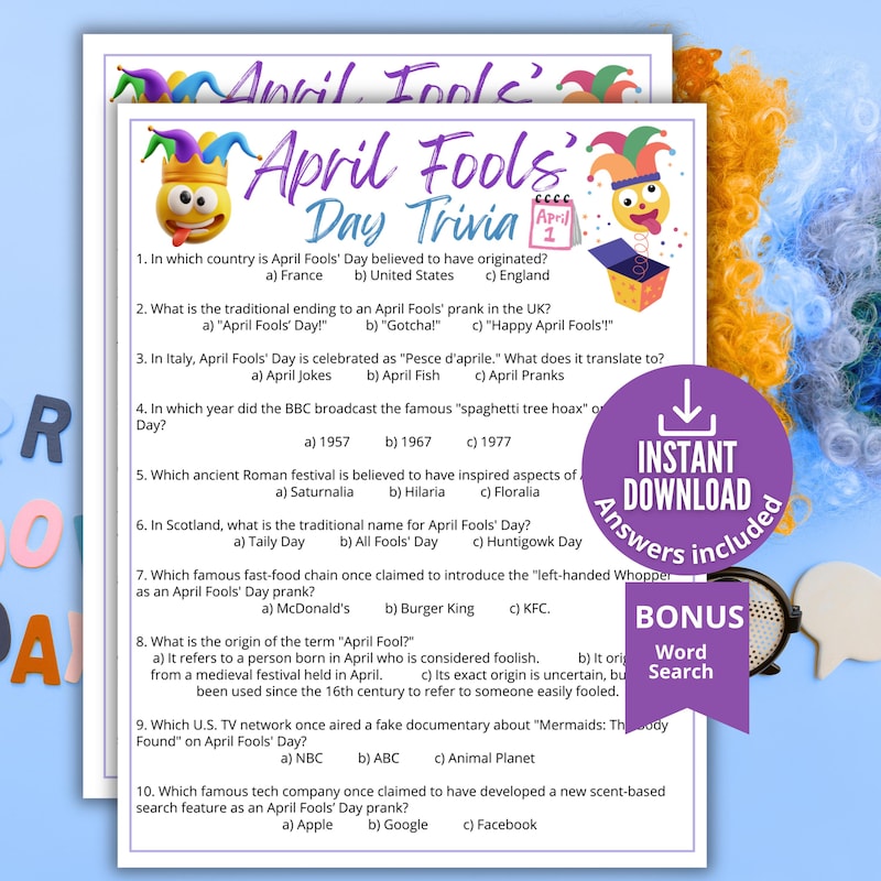 April Fools' Gifts - 60+ Gift Ideas for 2026