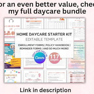 EDITABLE Daily Daycare Schedule, Childcare Daily Routine, Daily Routine ...