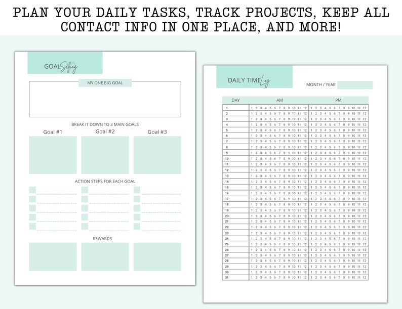 Office Tasks Planner, Office Organizer, Work to Do List, Work Schedule ...