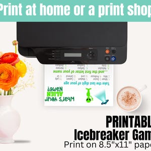 What's Your Alien Name Game With NAMETAGS + SIGN, Alien ...