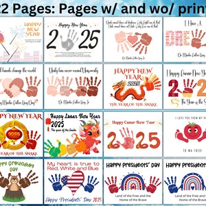 Winter Handprint Craft for Kids,christmas Handprint Art,toddler Finger ...