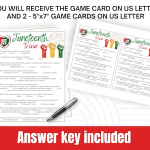 Juneteenth Trivia Game, Juneteenth Game, Classroom Activities ...