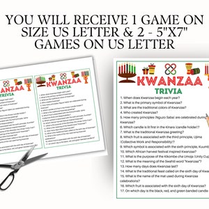 Kwanzaa Game Bundle, Kwanzaa Party Games, Kwanzaa Holiday Trivia ...