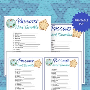 Passover Game Bundle Jewish Games Passover Holiday Passover - Etsy