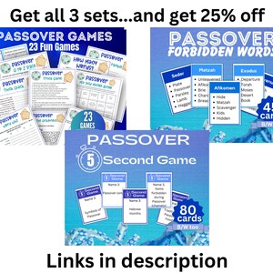Passover Forbidden Words Game, Seder Activity for Kids and Adults ...