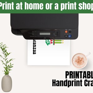 Kwanzaa Handprint Craft, Handprint Keepsake, Daycare Activity ...