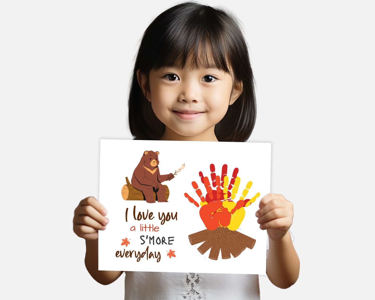 Campfire Handprint Art, Fall Handprint Craft, Preschool Activity ...