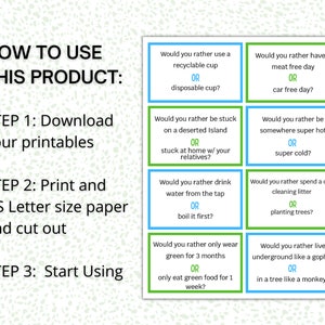 Earth Day Would You Rather Game, Earth Day Activity, Classroom Activity ...