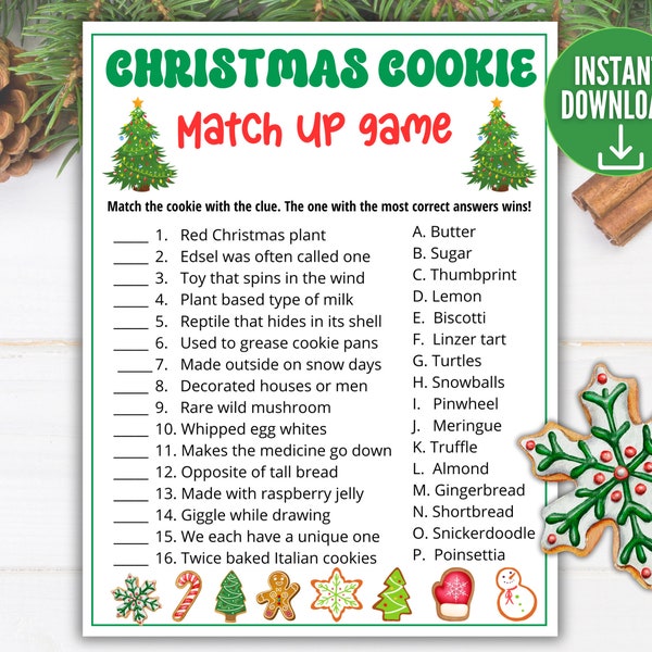 Cookie Exchange Game - Etsy