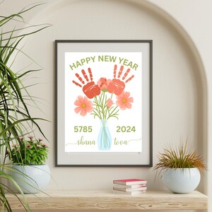 Rosh Hashanah Handprint Art, Shana Tova, Rosh Hashanah Activity for ...