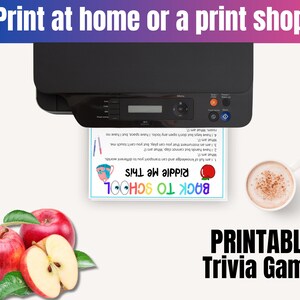Back to School Trivia Games, Riddle Me This, Classroom Games ...