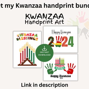 Kwanzaa Handprint Craft, Handprint Keepsake, Daycare Activity ...
