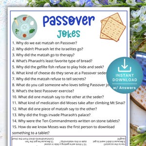 Passover Jokes for Kids, Jewish Games, Passover Holiday, Passover Games ...