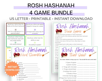 Rosh Hashanah Revelry: Printable Party Games Pack - Etsy