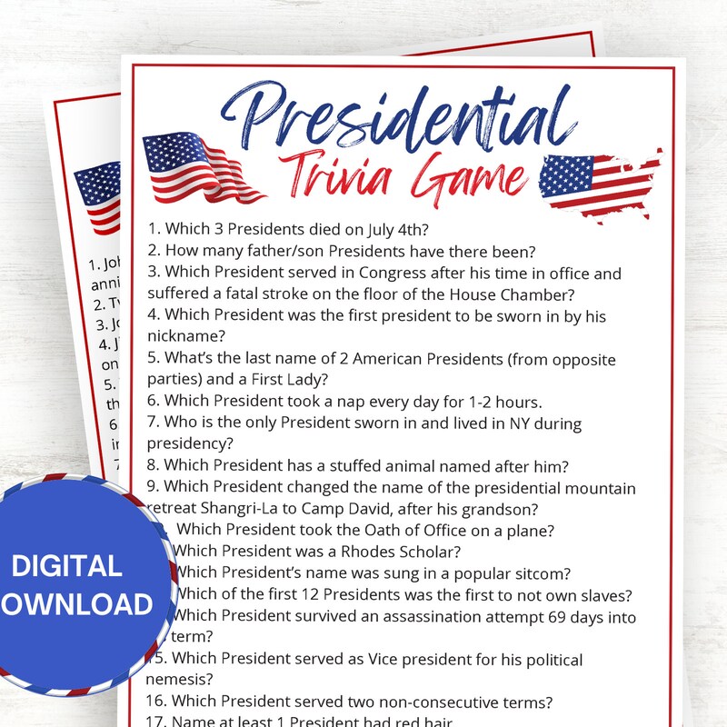 Presidents Day - Etsy