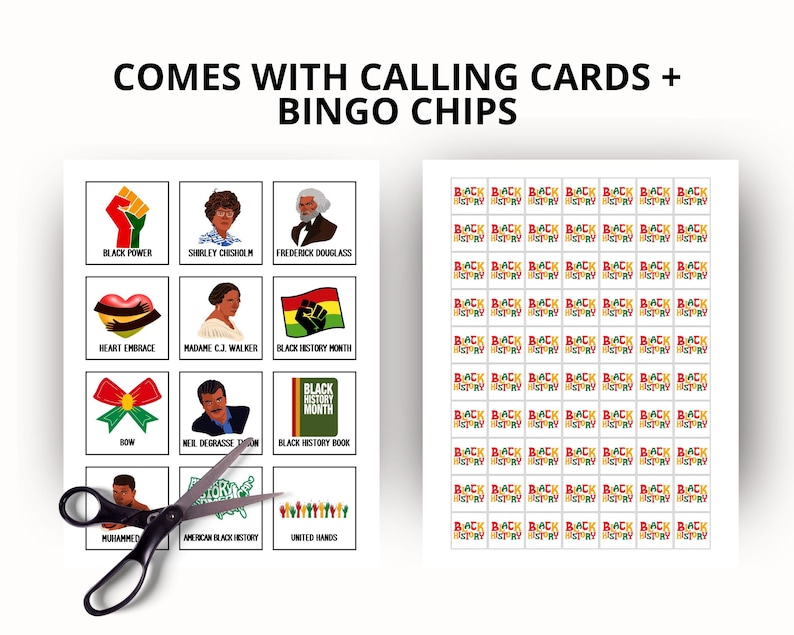 Black History Month Bingo Game, Black Culture Party, African Heritage ...