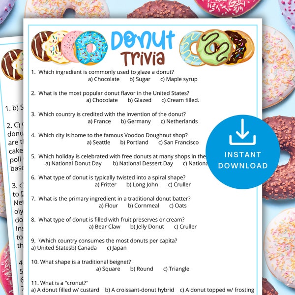 Donut Party Favor - Etsy