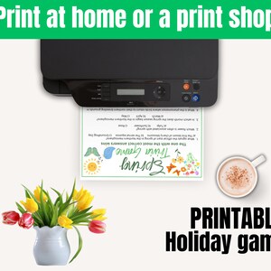 Spring Trivia,printable Multiple Choice Spring Game for Kids & Adults ...