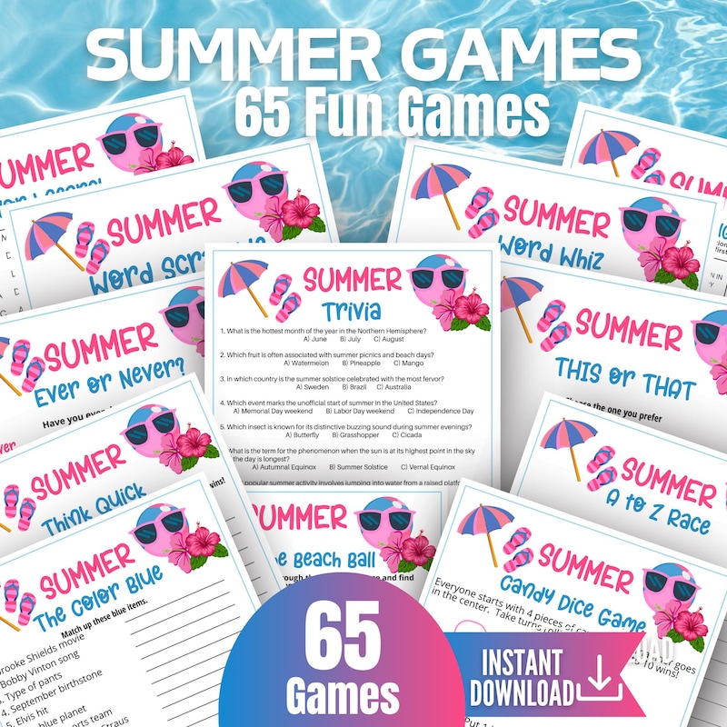 Summer Picnic Trivia - Etsy