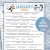 Winter Fact or Fiction Game, Printable Winter Games, True or False ...