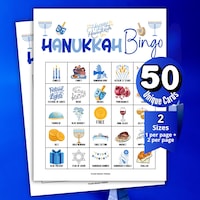 Hanukkah Bingo Cards | Hanukkah Activity | Hanukkah Bingo Printable PDF ...