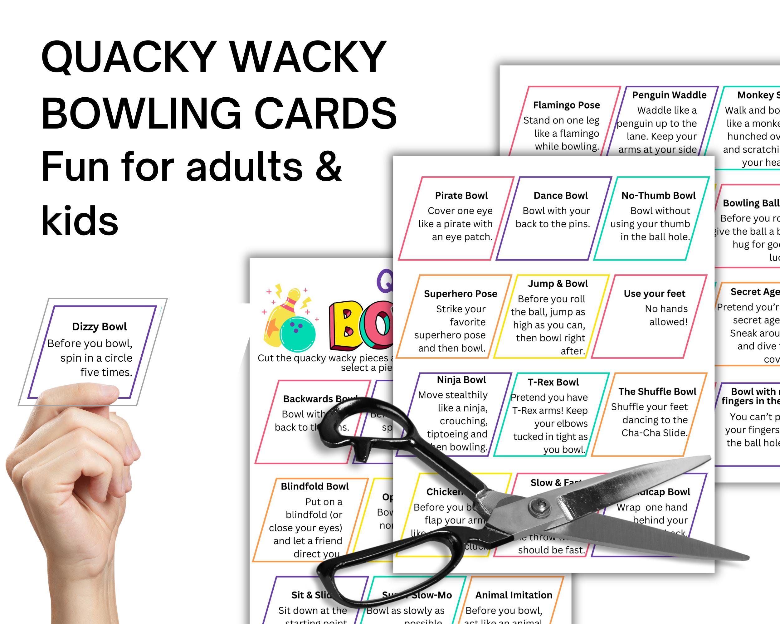 Bowling Challenge Game, Quacky Wacky Bowling, 45 Funny Ways to Bowl ...
