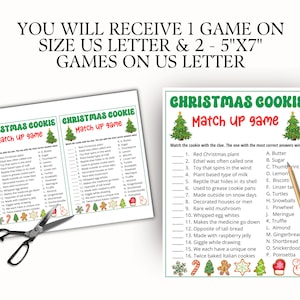 Christmas Cookie Game, Xmas Cookie Game, Christmas Cookie Exchange ...