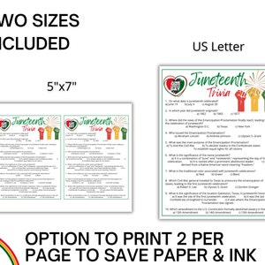 Juneteenth Trivia Game, Juneteenth Game, Classroom Activities ...