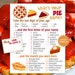 What's Your Pie Name Game WITH NAMETAGS SIGN, Pie Holiday Party Game ...