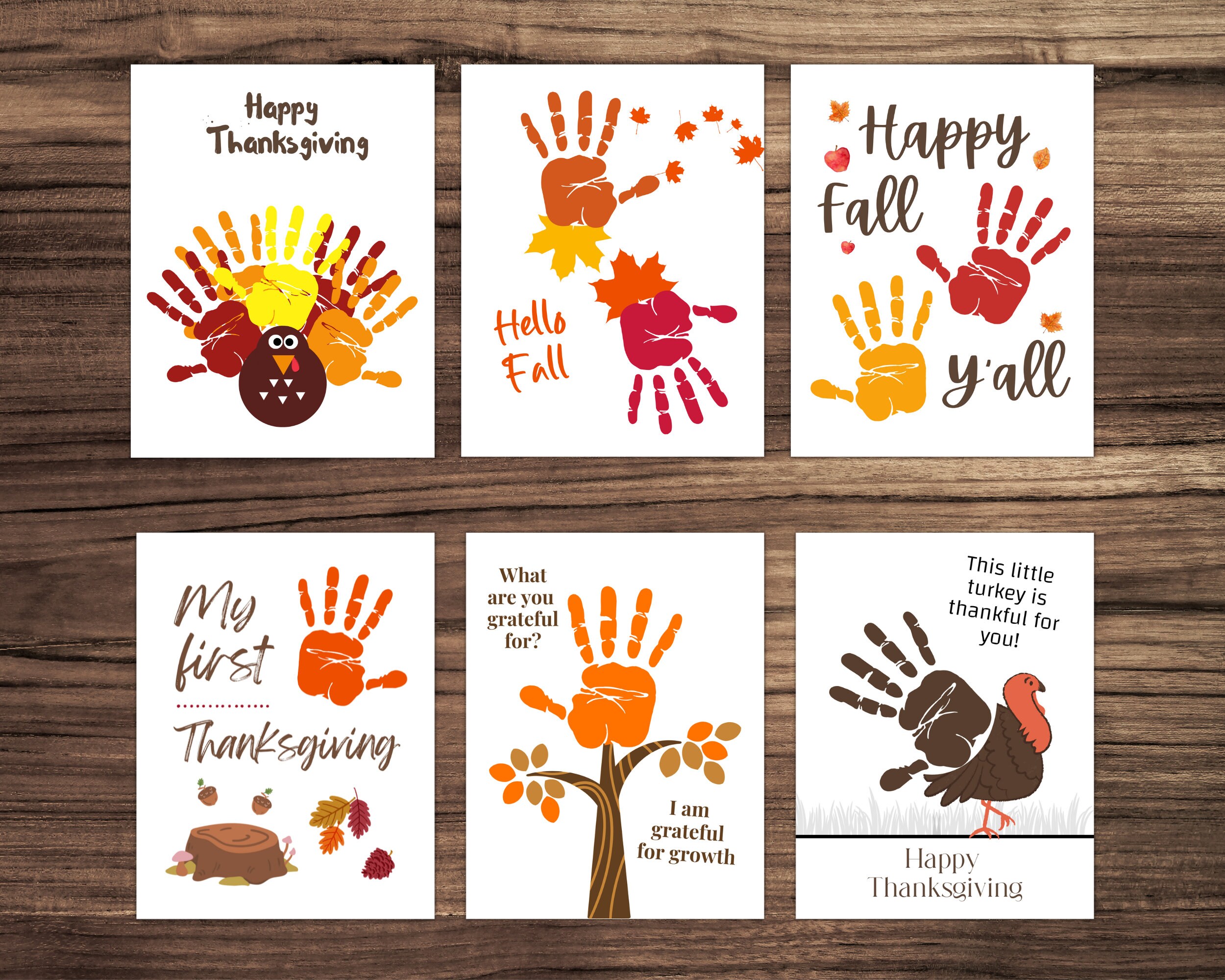 Thanksgiving Handprint Art Fall Handprint Craft Turkey Kid - Etsy