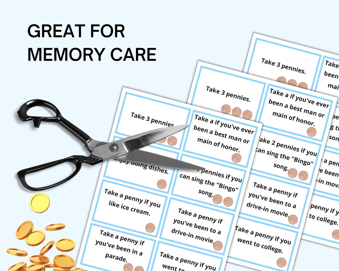 Pass the Penny Game, Elderly Game, Dementia Games, Ice Breaker Games ...