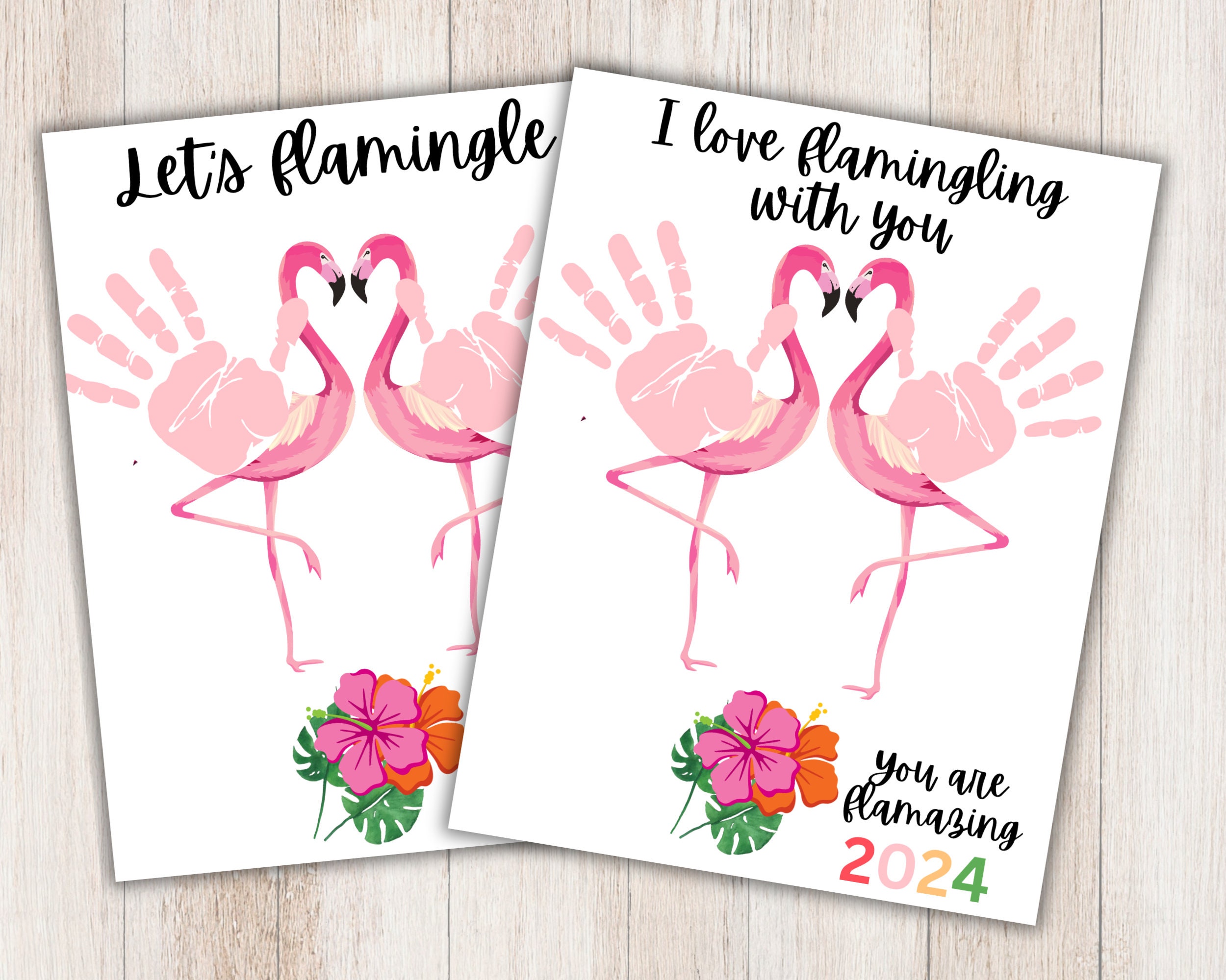 Flamingo Handprint Craft for Kids, Summer Tropical Craft, Flamingle ...