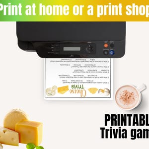 Wine and Cheese Trivia Game, Printable Cheese & Wine Party Game for ...