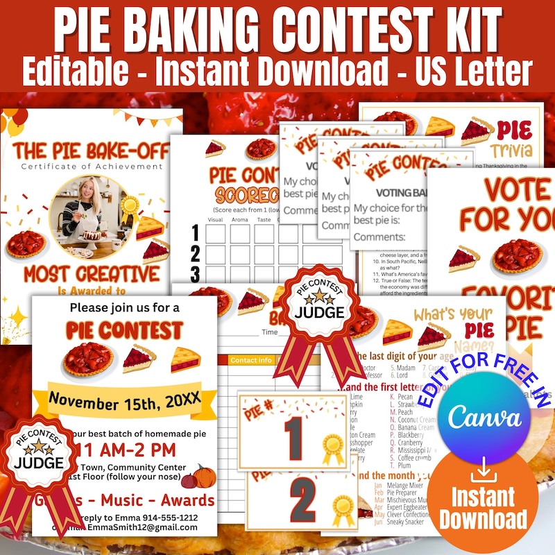 Bake off Flyer - Etsy