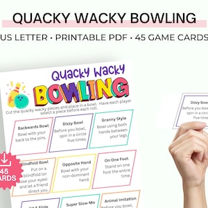 Bowling Challenge Game, Quacky Wacky Bowling, 45 Funny Ways to Bowl, Bowling Birthday Party ...