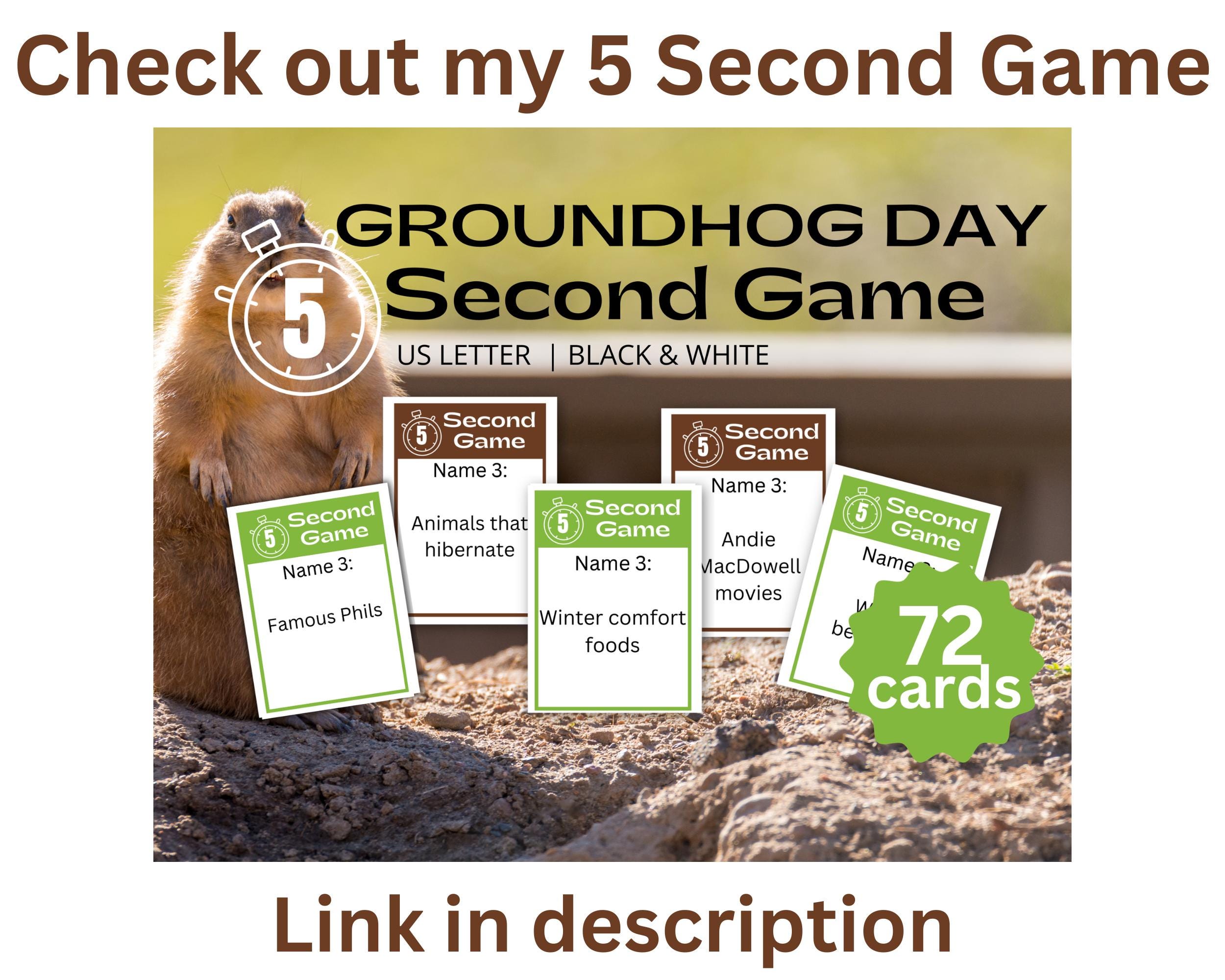 Groundhog Day Trivia, Printable Groundhog Day Game for Kids, Classroom ...