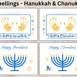 Hanukkah Craft for Kids, Fingerprint Craft, Menorah Candles, Handprint ...
